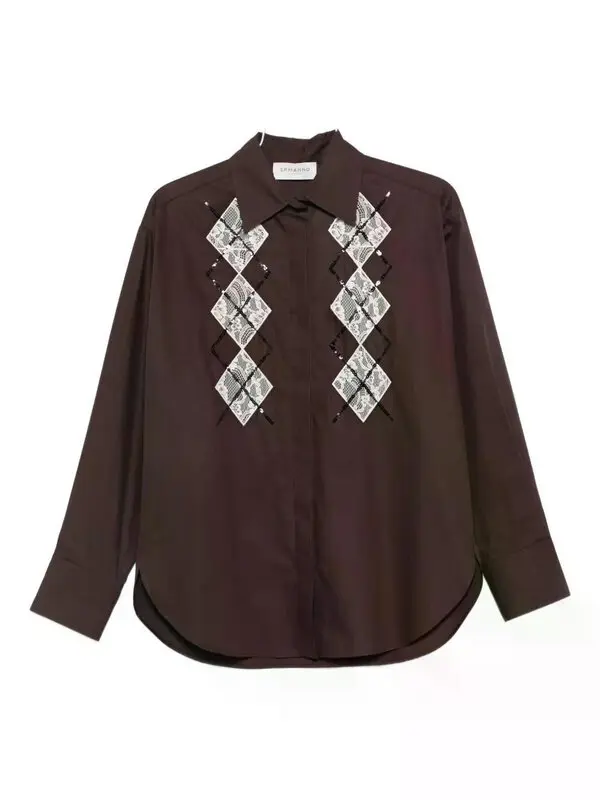 ERMANNO FIRENZE Sequin-embellished Shirt