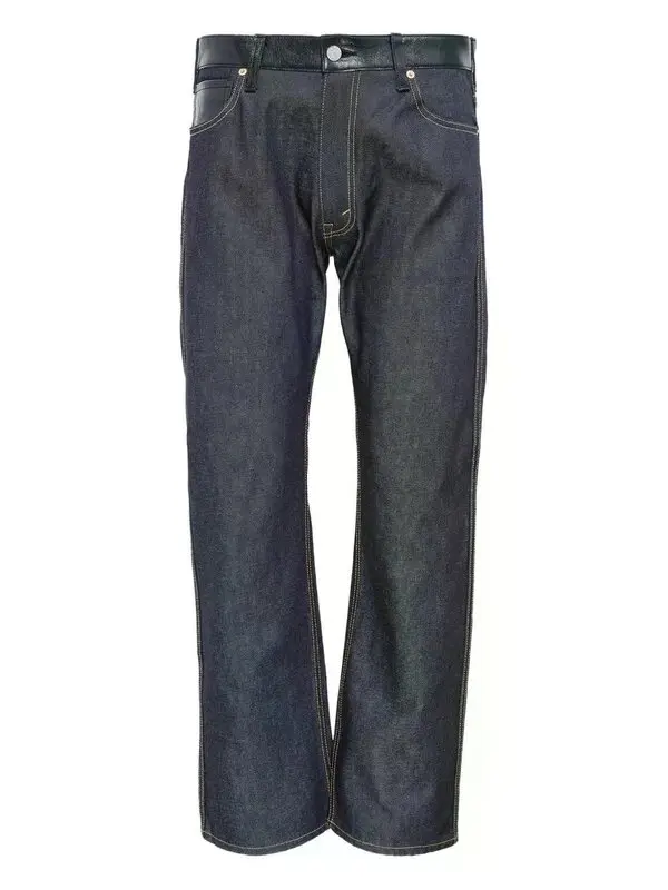 Junya Watanabe X Levi's Leather-patch Jeans