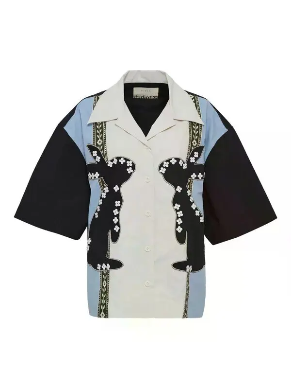 Biyan Rabbit-motif Cotton Shirt