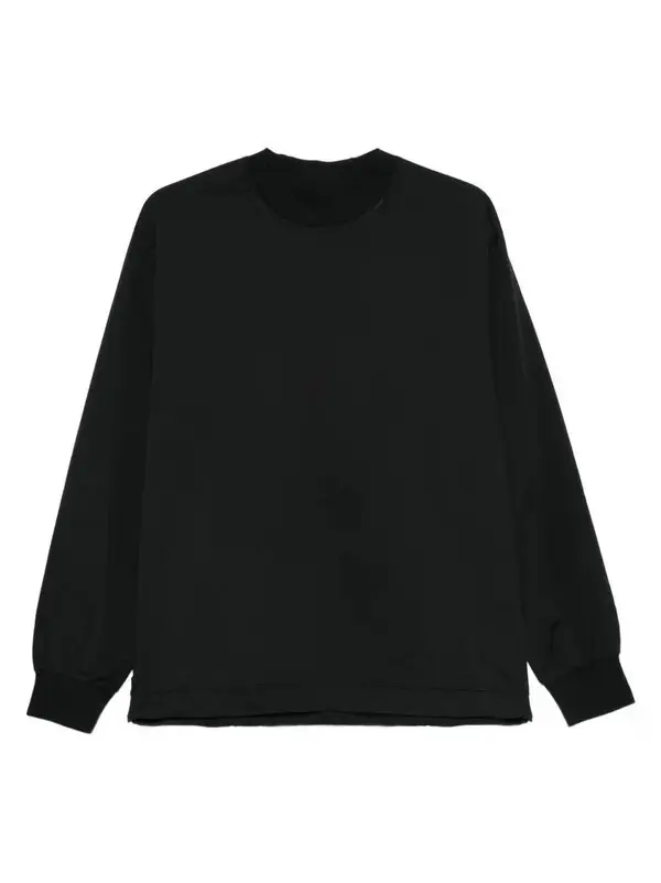 GOLDWIN Shirred-effect Performance T-shirt - Black