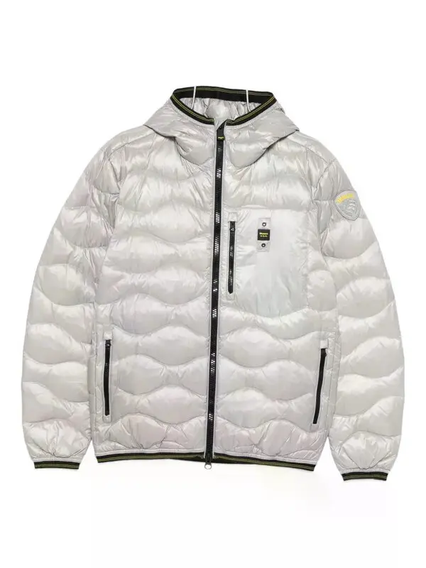 BLAUER. Quilted Hooded Jacket