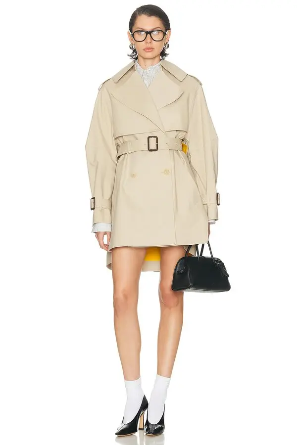 Givenchy Short Cocoon Trench