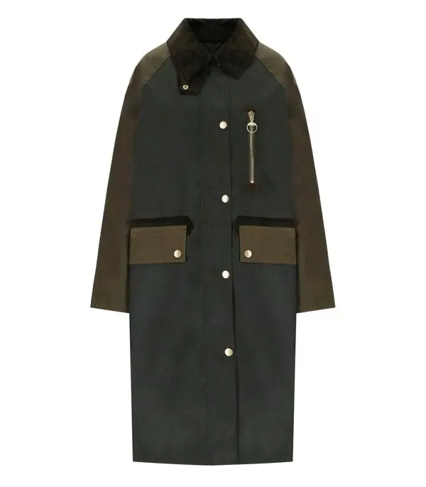 Barbour Evette Wax Long Jacket