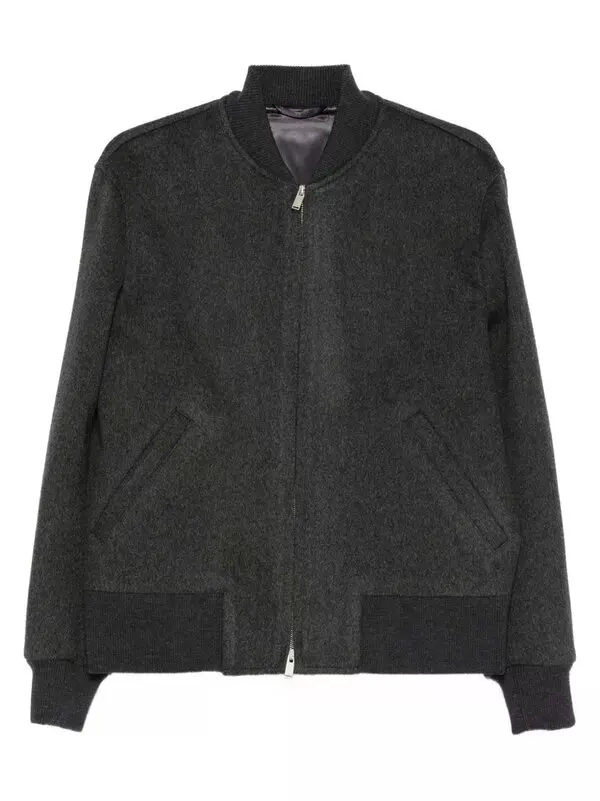 LARDINI Wool Bomber Jacket