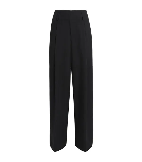 Vince Pleated Straight Trousers