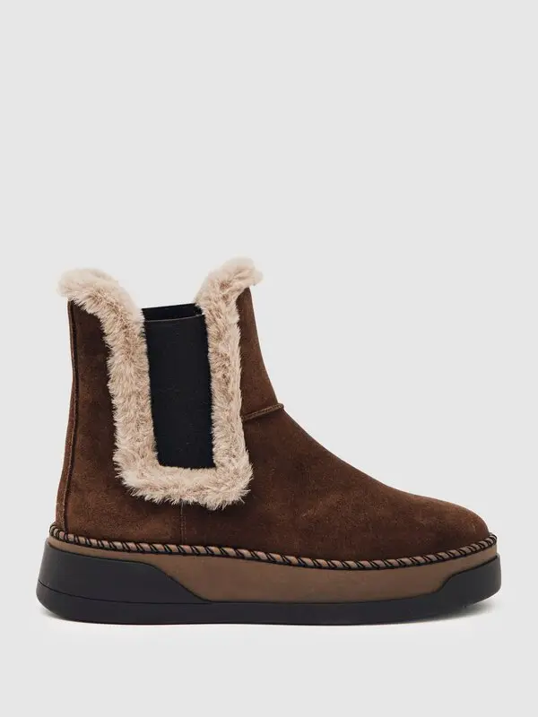 REISS Suede Ankle Boots