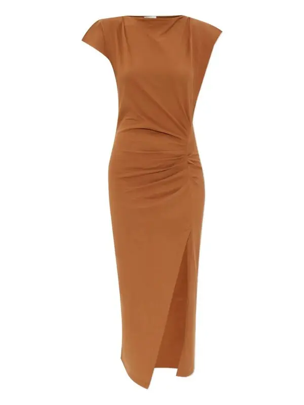 Isabel Marant Nadela Midi Dress - Brown