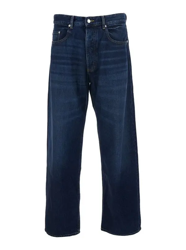 ICON DENIM Will' 5-pocket Jeans With Logo Patch In Cotton Denim