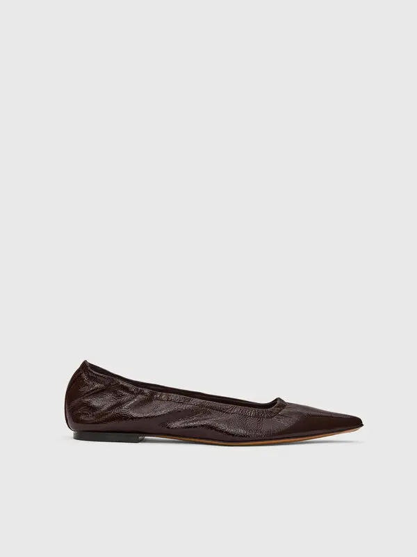 ATP ATELIER Aprica Naplak Leather Ballet Flats
