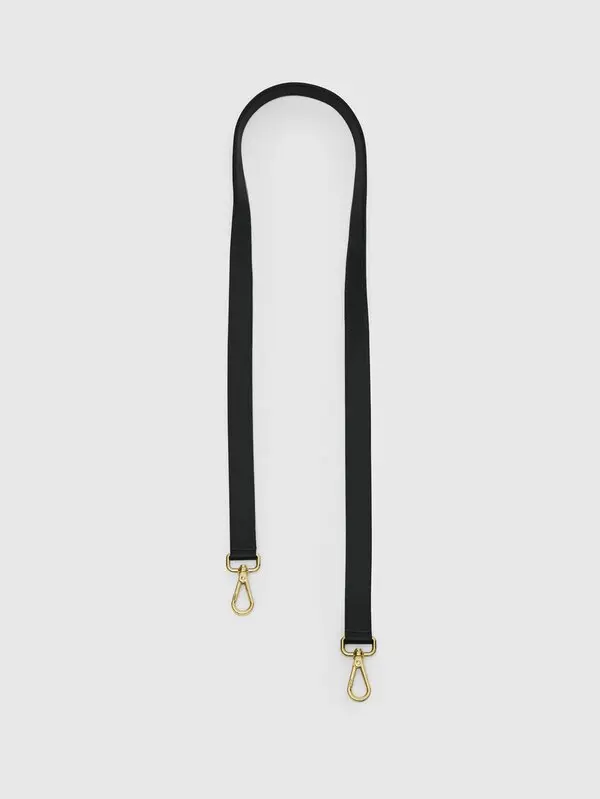 ATP ATELIER Leather Shoulder Strap - Black