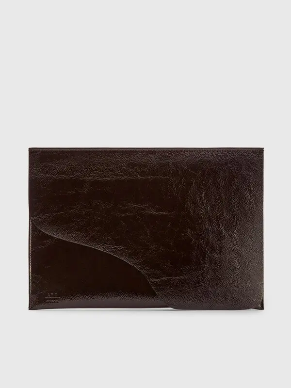 ATP ATELIER Sardegna Media Naplak Leather Laptop Case