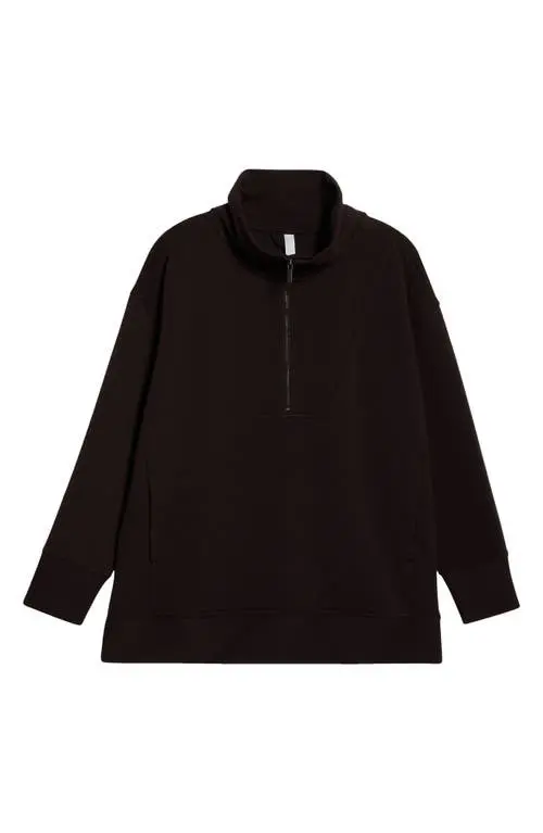 Zella Kickback Ottoman Half Zip Tunic