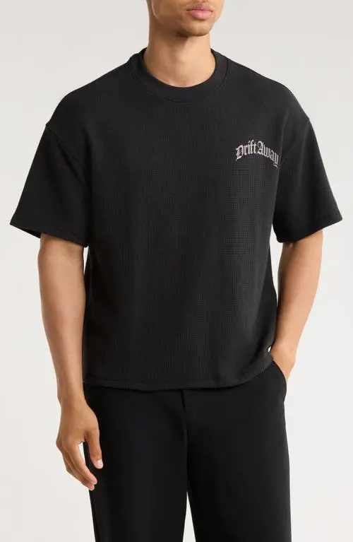 PACSUN Dift Away Oversize Waffle Graphic T-shirt