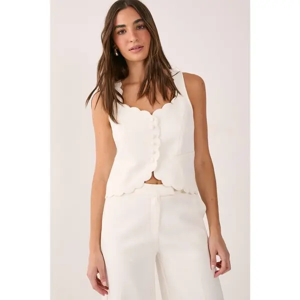 Nasty Gal Button-front Tailored Waistcoat