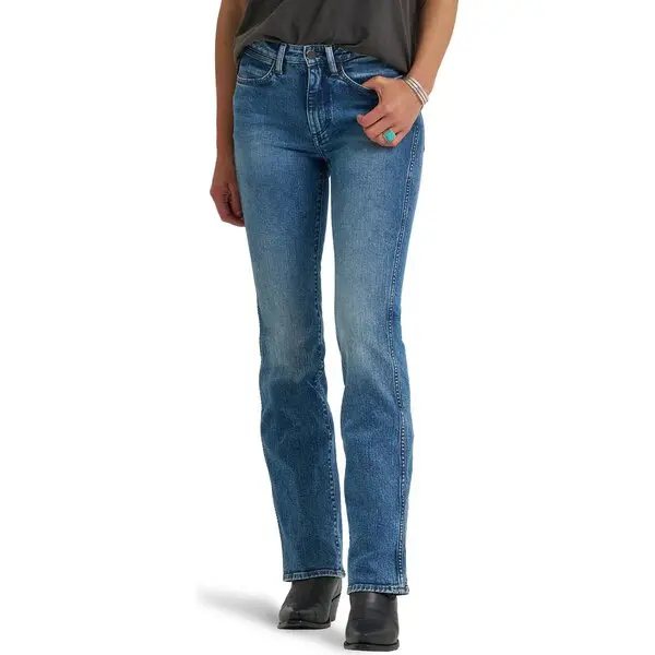 Wrangler Mid-rise Bootcut Jeans - Rustler Wash