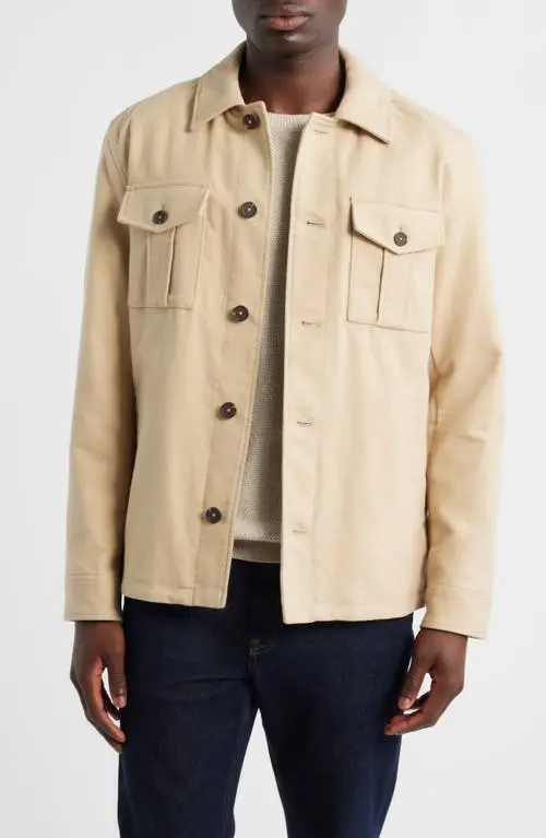 Brooks Brothers Cotton Moleskin Shirt Jacket