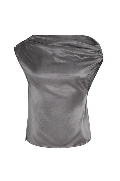 UNTITLED IN MOTION Solange Off The Shoulder Gathered Top