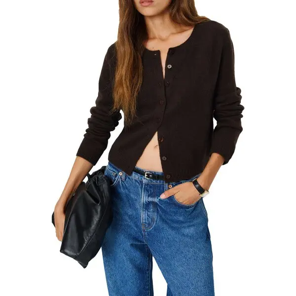 REFORMATION Clara Cashmere Cardigan