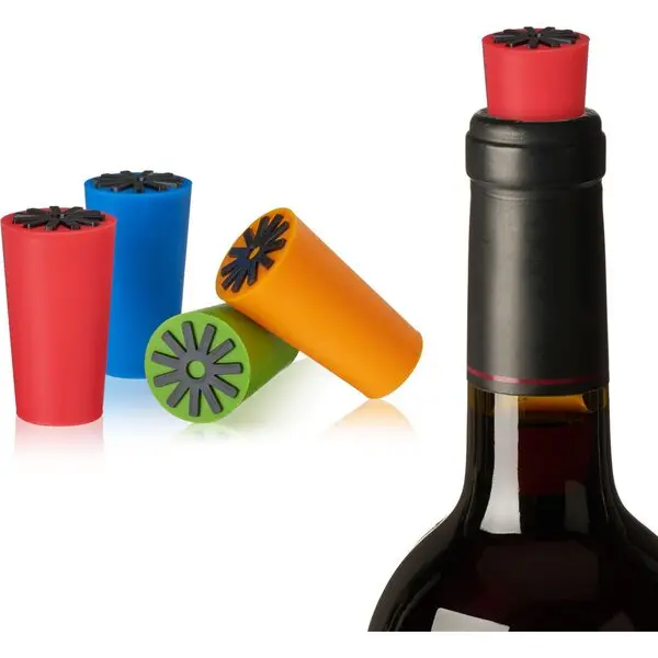 TRUE BRANDS Starburst Silicone Bottle Stoppers