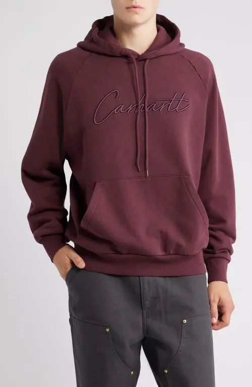 Carhartt Work In Progress Ray Embroidered Logo Cotton Hoodie - Rondo