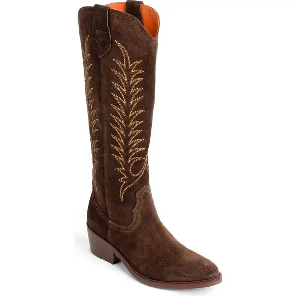 Penelope Chilvers Blanca Embroidered Western Boot