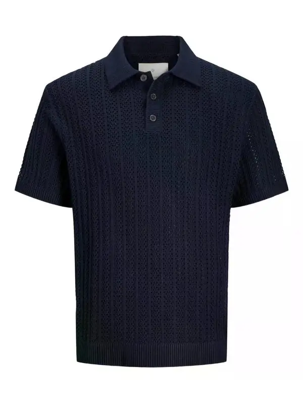 R.D.D. BY JACK JONES Buttoned Knitted Polo Shirt