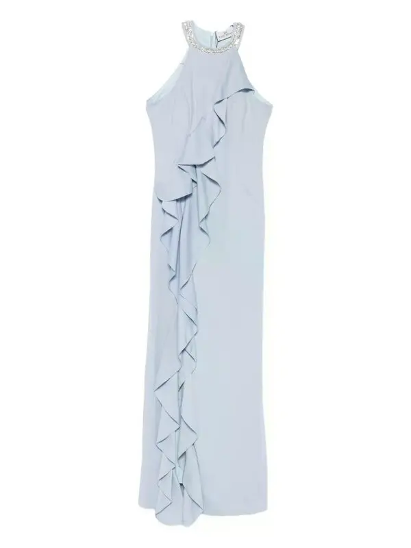 RAHIL HESAN Ruffled Gown