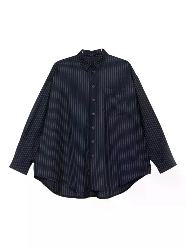THE MANNEI Striped Button-down Shirt