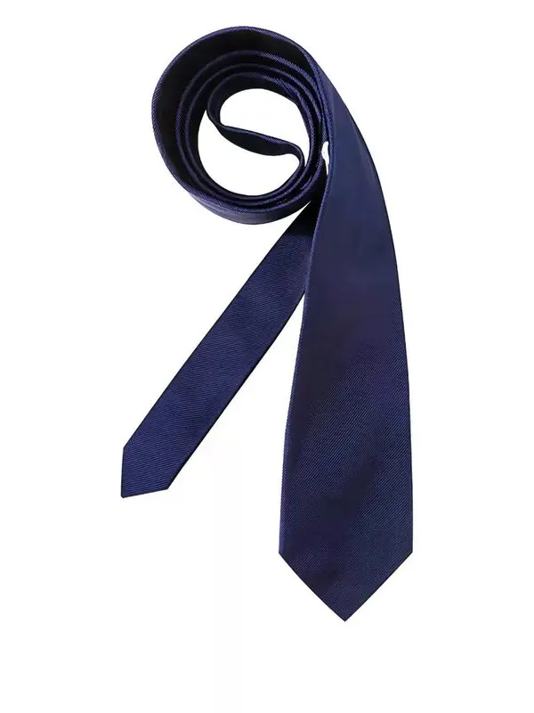 ASCOT Silk Textured Tie - Blue