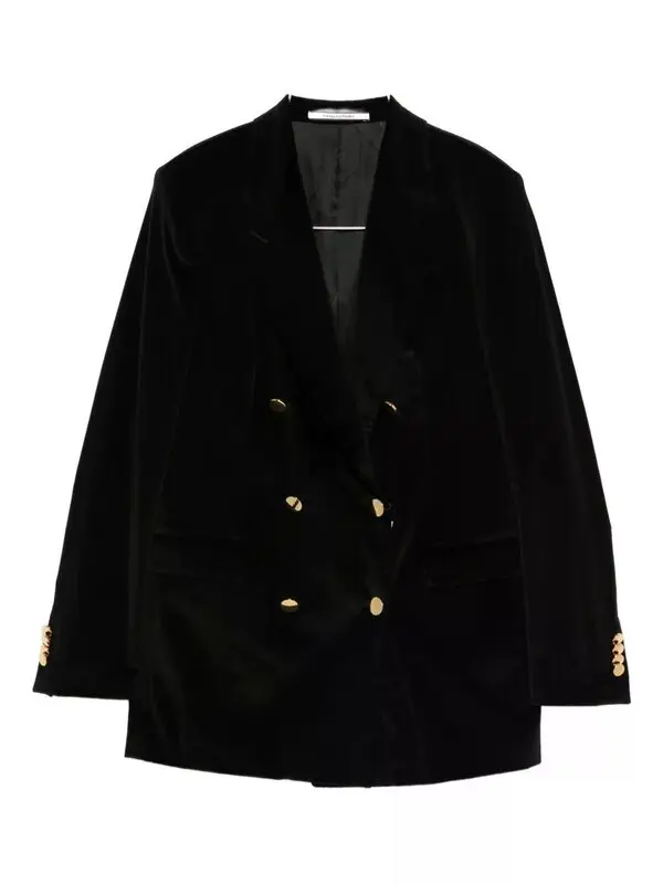 Tagliatore Double-breasted Velvet Blazer