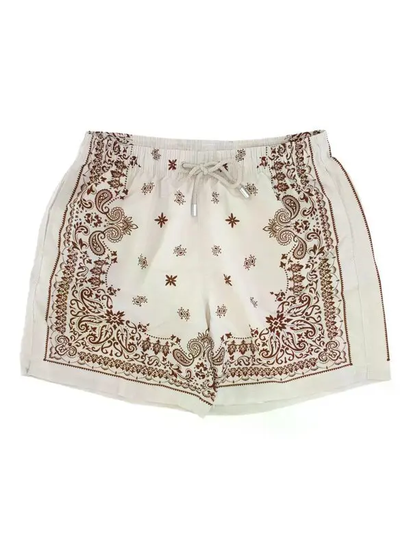 MC2 SAINT BARTH Placed-print Drawstring Swim Shorts