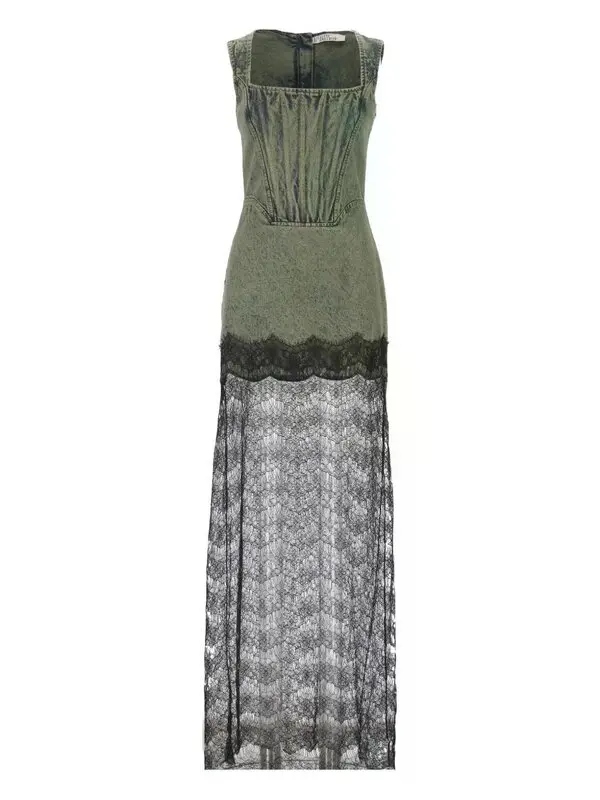 Giuseppe Di Morabito Lace Panel Maxi Dress