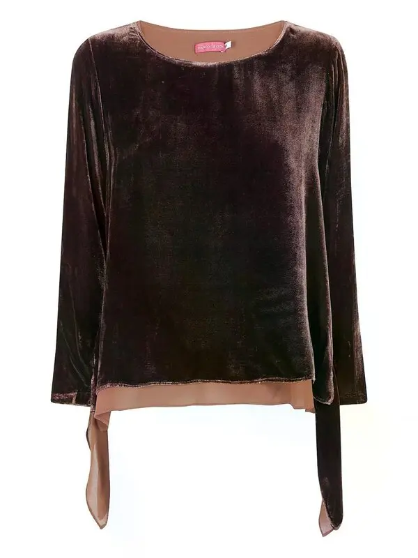 BIANCO LEVRIN Velvet Top