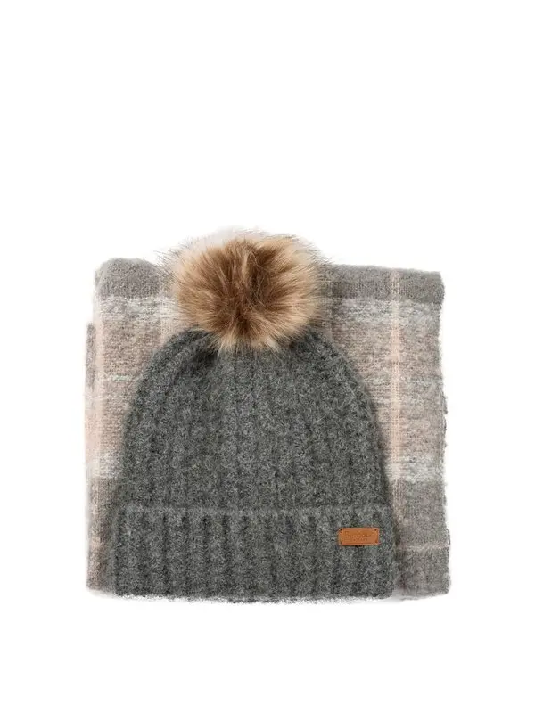 Barbour Saltburn Scarf And Cap Set