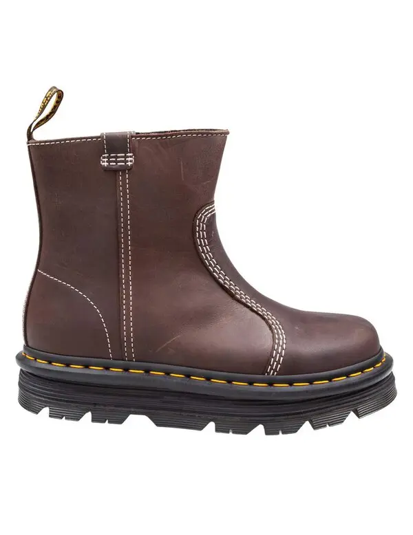 Dr. Martens Zebzag Rigger Wyoming Leather Ankle Boot