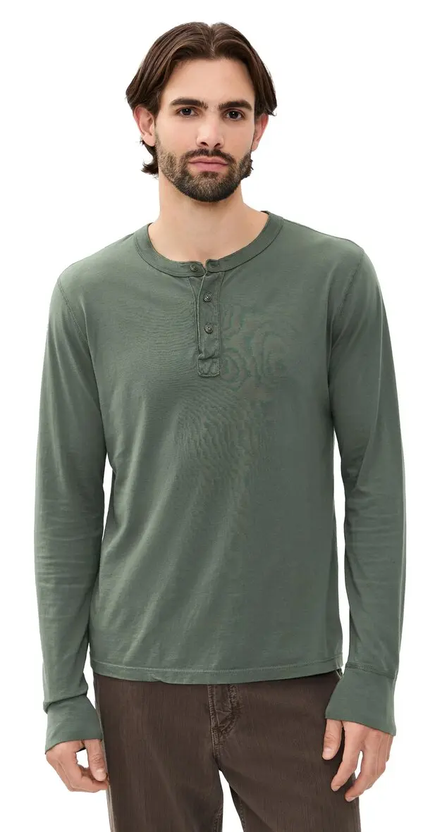 S.k.u. Long Sleeve Supima Jersey Henley