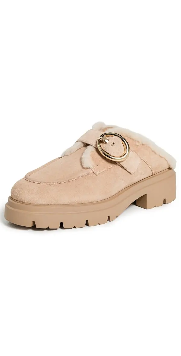 STUART WEITZMAN Benni Shearling Mules
