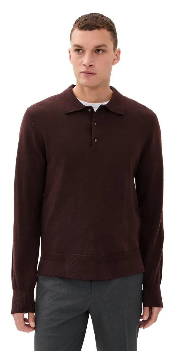 Officine Générale Brandon Polo Merino Wool