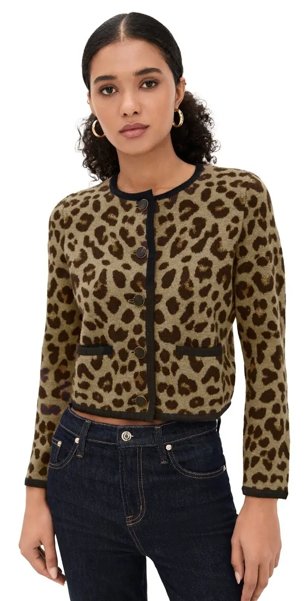Paige Oberon Wool Cardigan - Natural Multi