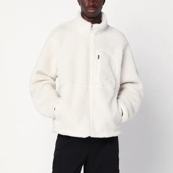 The North Face White Zip Up Fleece