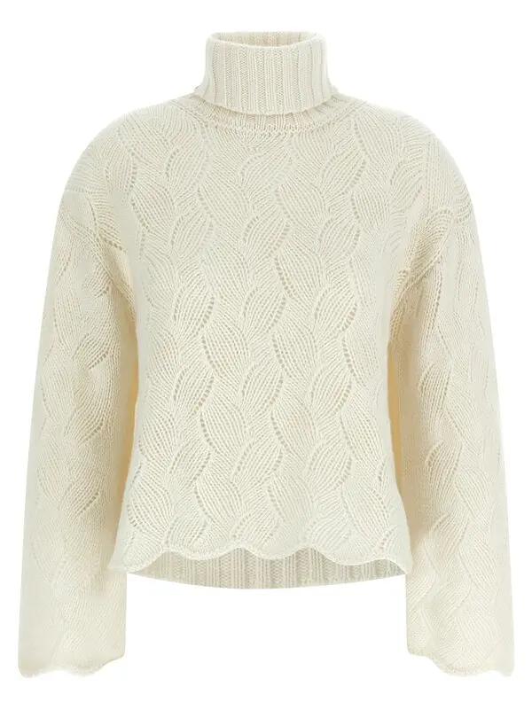 Twin-set High Neck Knitted Sweater