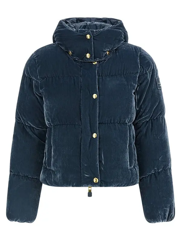 Elisabetta Franchi Velvet Down Jacket