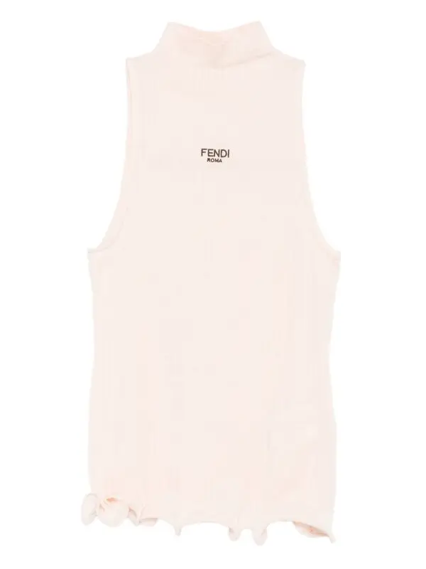 Fendi Wool Turtleneck Top
