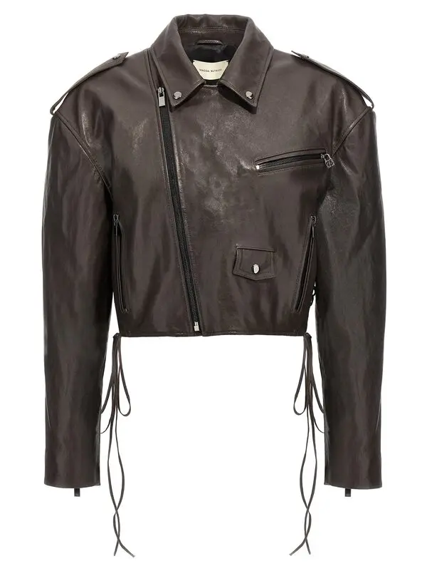 Magda Butrym 19' Leather Biker Jacket