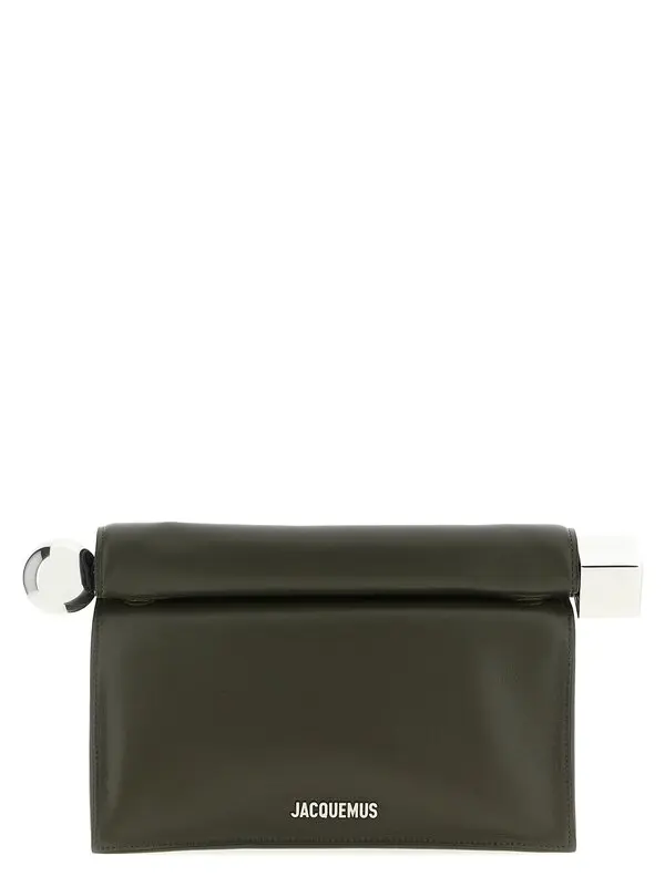Jacquemus La Pochette Rond Carré Clutch