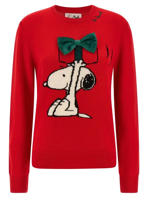 MC2 SAINT BARTH Snoopy Peanuts™ Limited Edition Sweater - Red