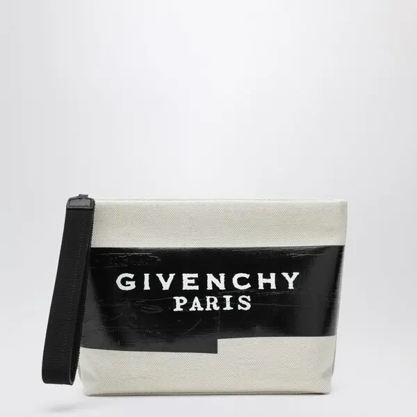 Givenchy Fabric Logo Tape Pouch