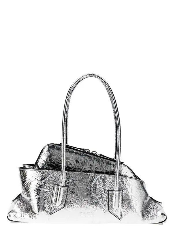 Attico La Passeggiata Small Shoulder Bag - Silver