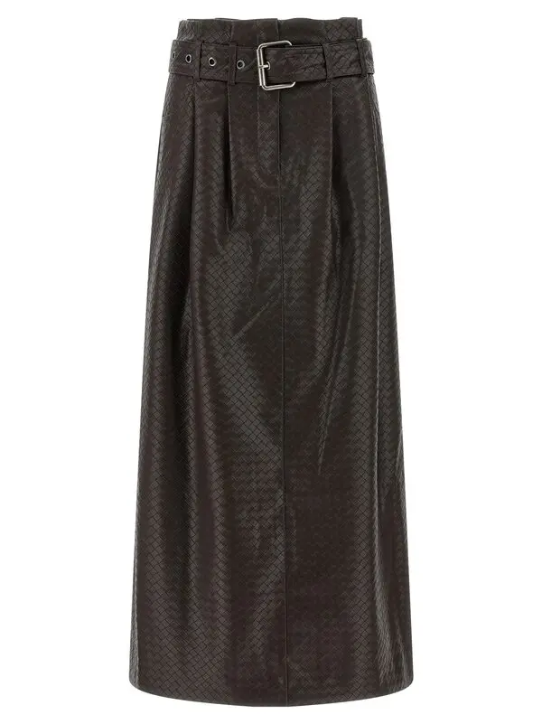 Remain Birger Christensen Midi Paper Waist' Skirt