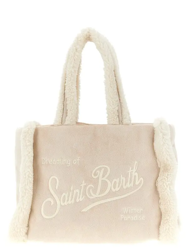 MC2 SAINT BARTH Colette Shearling Handbag